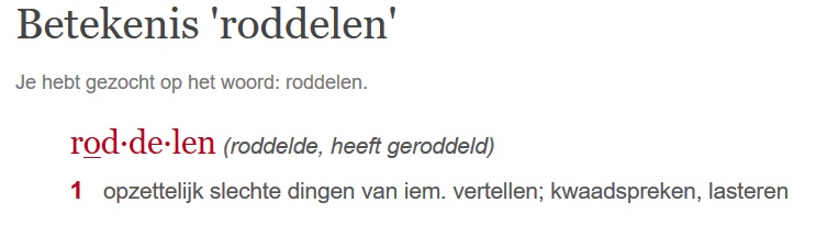 Roddel ondermijnt de bedrijfscultuur en de samenwerking in bedrijven ...